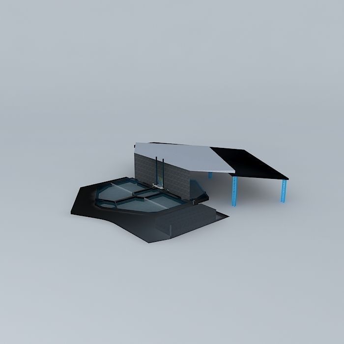 SeaWorld San Antonio - White Whale Dolphin Stadium 3D model | CGTrader