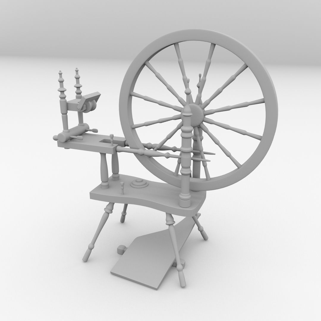 Spinning Wheel 3D model | CGTrader
