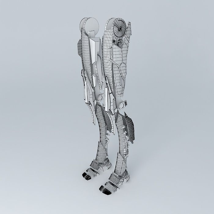 Mecha legs free 3D model | CGTrader