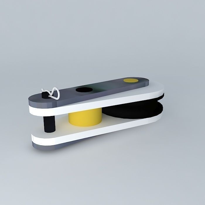 Simple pulley 3D model | CGTrader