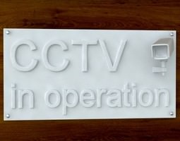 Signage 3D Printing Models | CGTrader