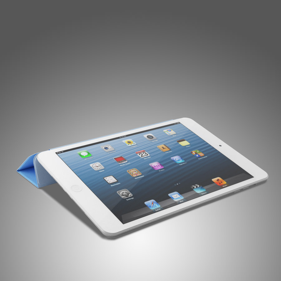 Apple iPad mini 3D Model animated rigged MAX OBJ FBX C4D | CGTrader.com