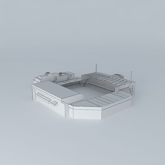 Stamford Bridge Stadium Chelsea FC free 3D model | CGTrader