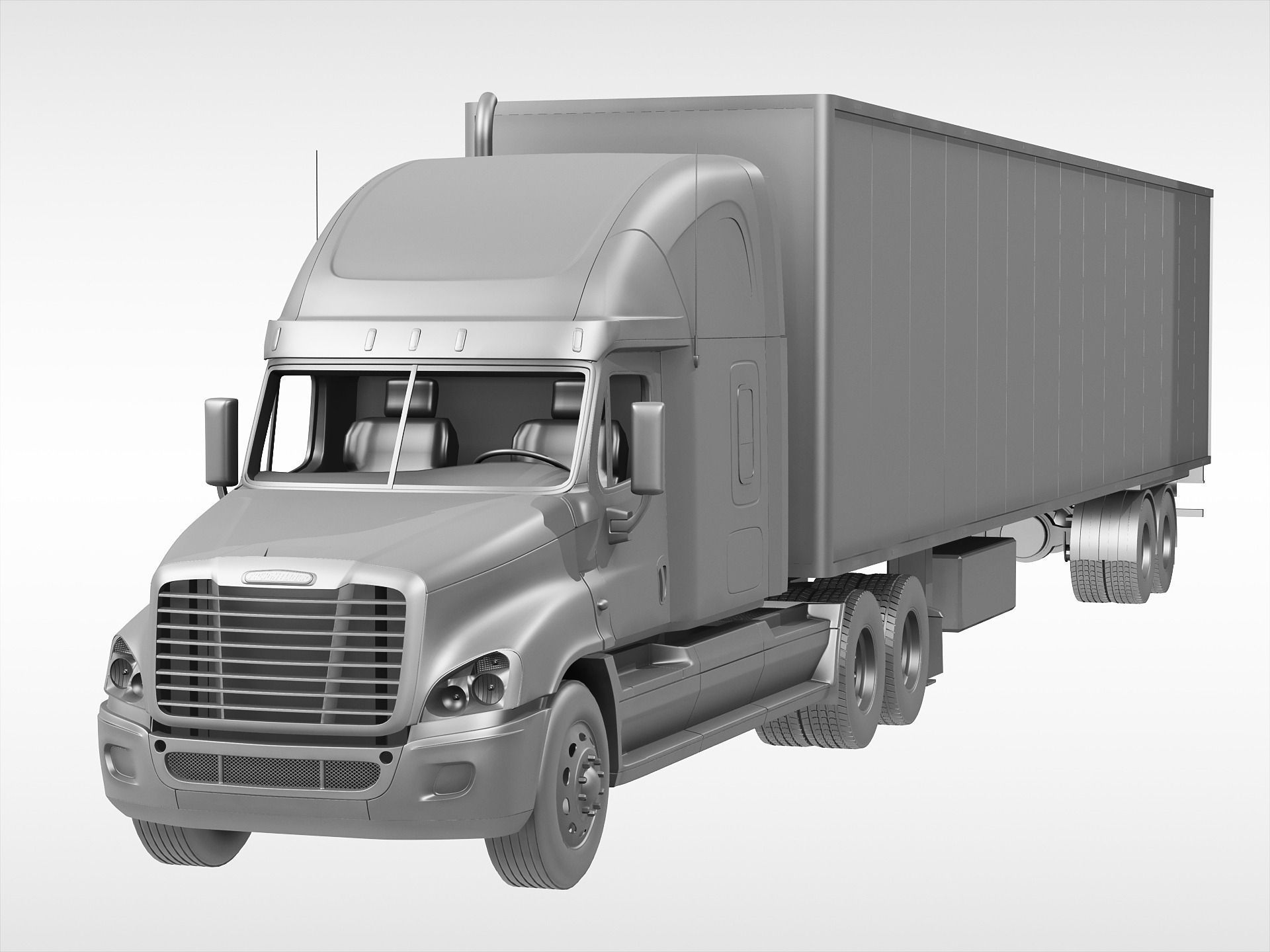 Freightliner Cascadia 3D model | CGTrader