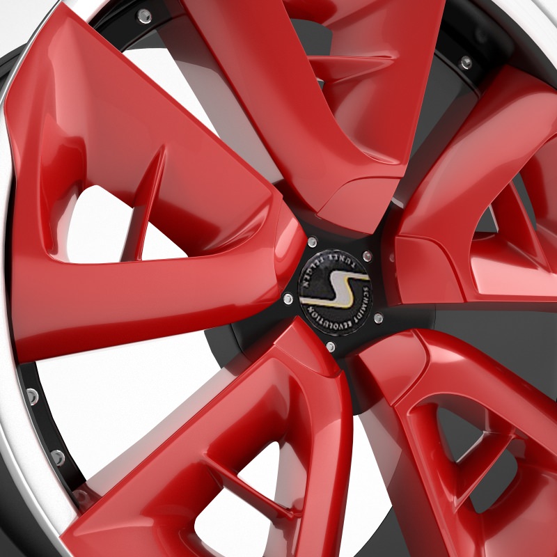 Schmidt wheel rims 1 3D model | CGTrader