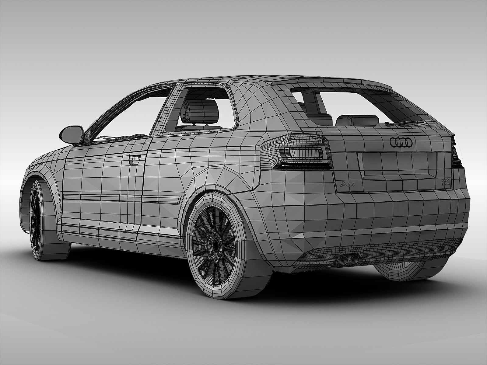 Audi A3 2011 3D model | CGTrader