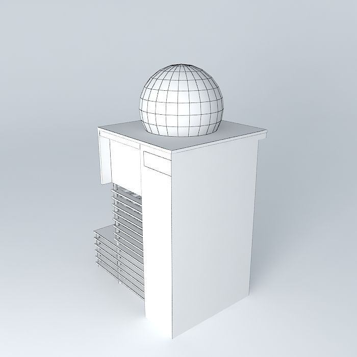 Weather Radar free 3D model | CGTrader