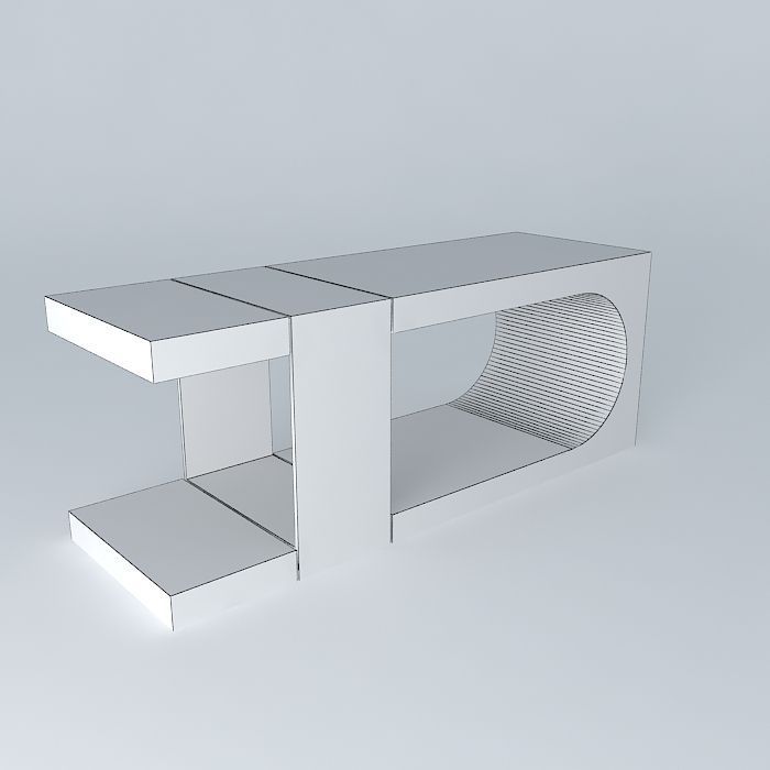 LUMA Strap Bench 2 3D model | CGTrader