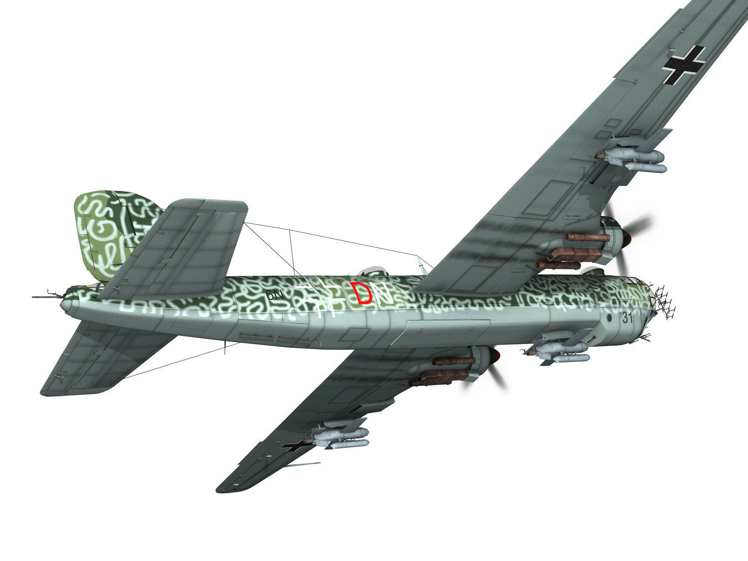 Heinkel He-177 A-5 - Greif - 6NDN 3D model | CGTrader