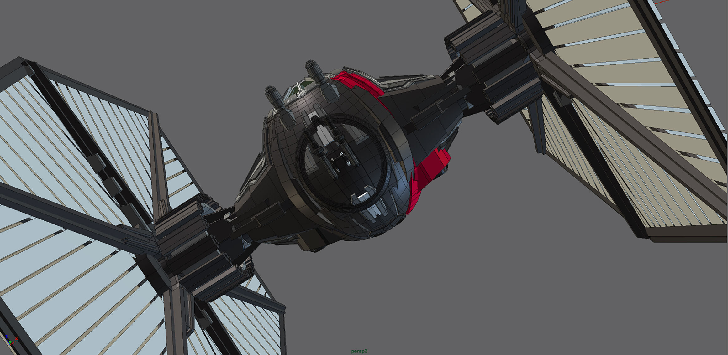 3D model First Order TIE VR / AR / low-poly | CGTrader