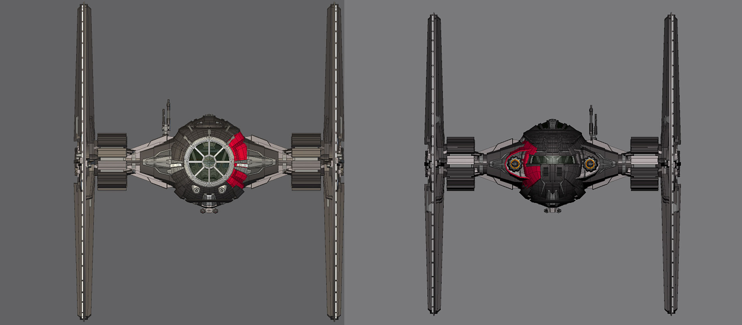 3D model First Order TIE VR / AR / low-poly | CGTrader