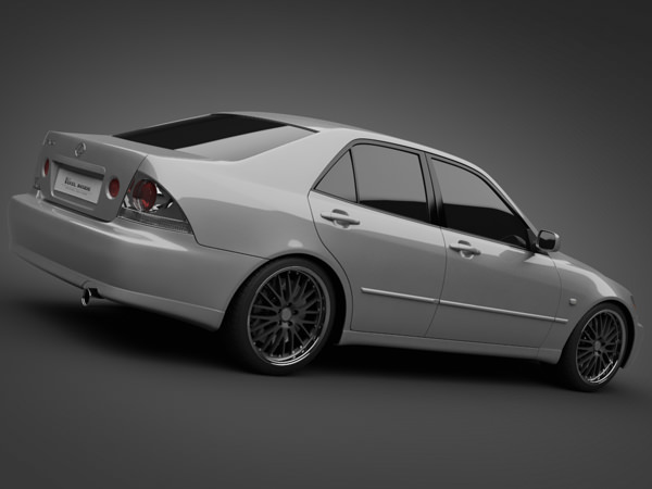 2005 Lexus IS200 3D model | CGTrader