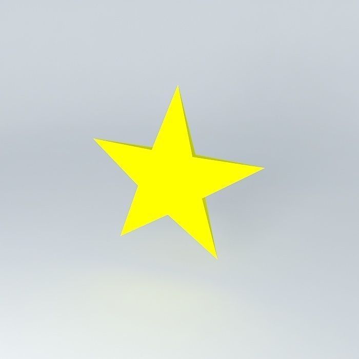 star star free 3D model | CGTrader