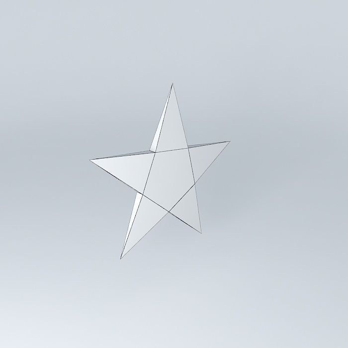 star star free 3D Model MAX OBJ 3DS FBX STL DAE | CGTrader.com