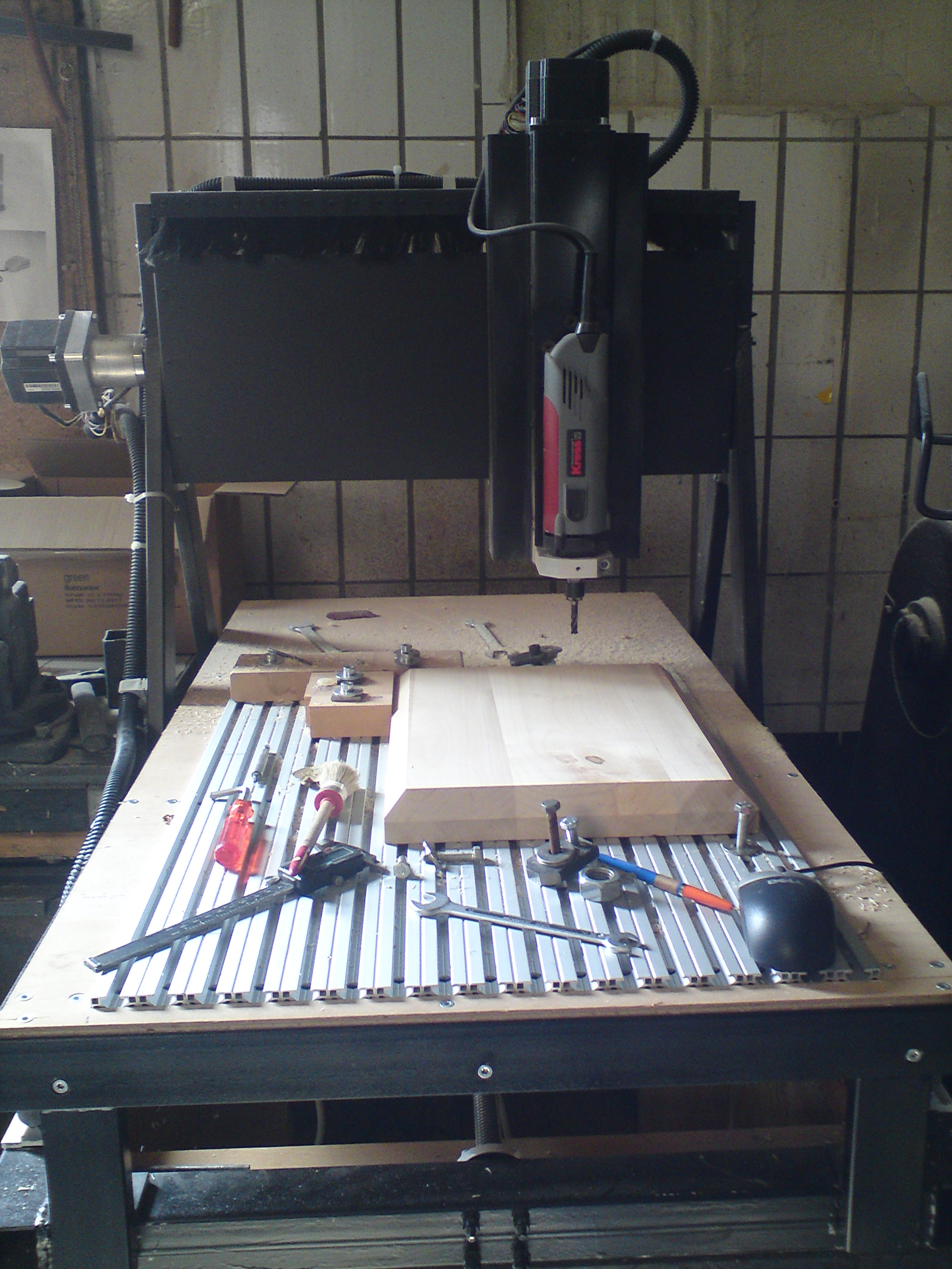 Milling Table for DIY CNC Milling Machine free 3D model | CGTrader