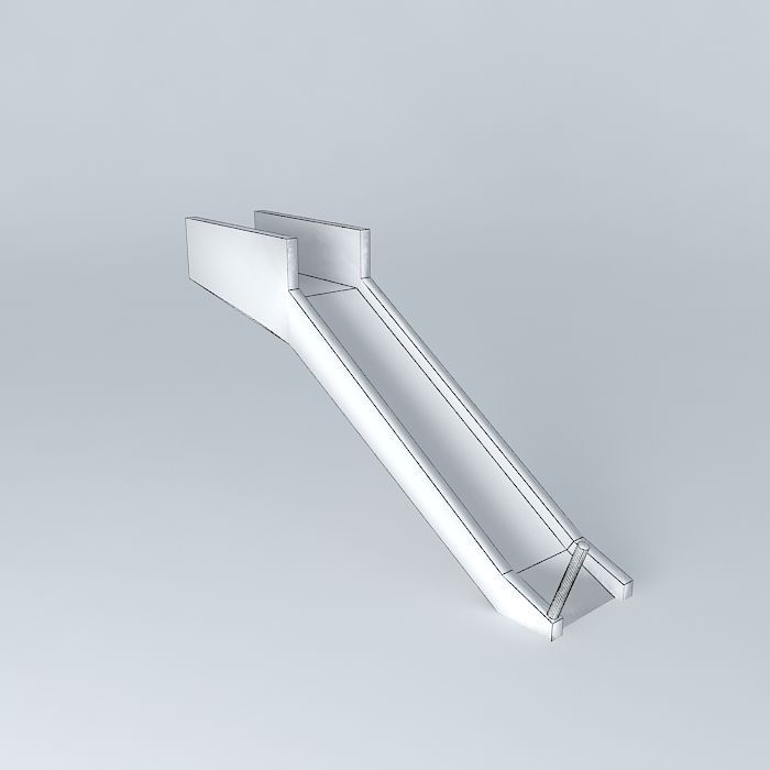 747-400 overwing emergency slide free 3D model | CGTrader