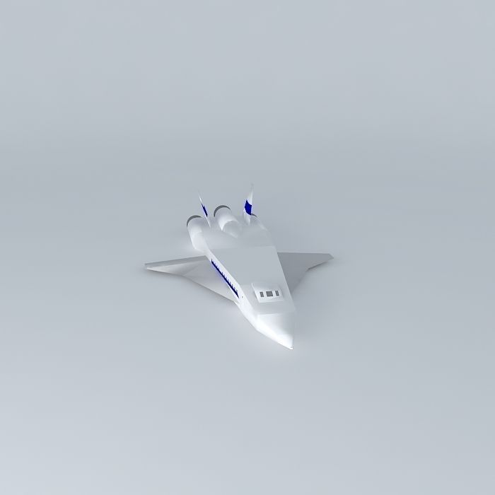 Spaceliner israeli jet plane free 3D model | CGTrader