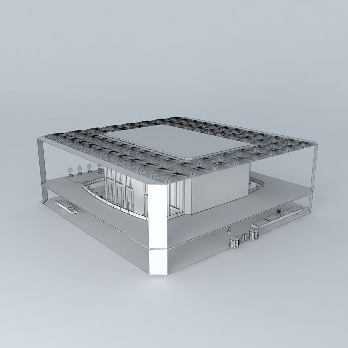 Two World Trade Center Lobby free 3D model | CGTrader