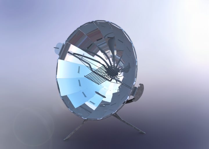 Solar cooker 3D model | CGTrader