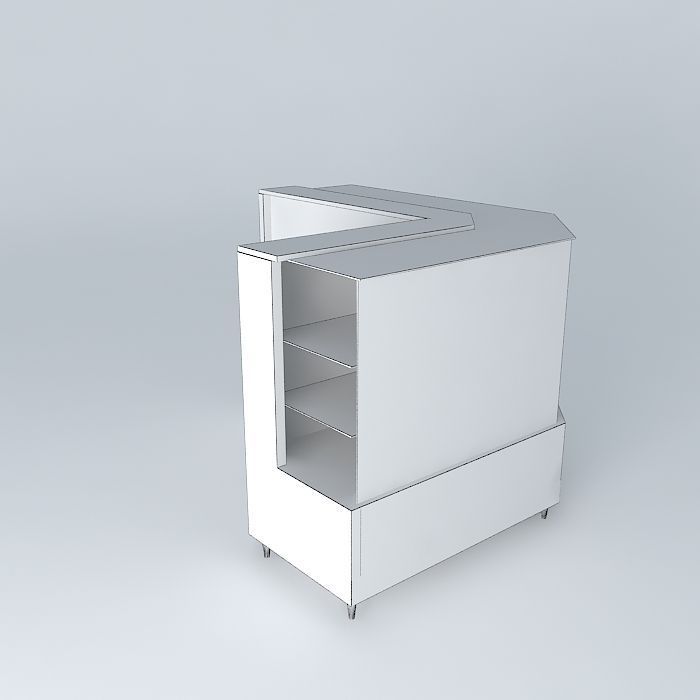 Kit812 Desk Exhibitor L Glass Straight by Alex Marques free 3D model ...
