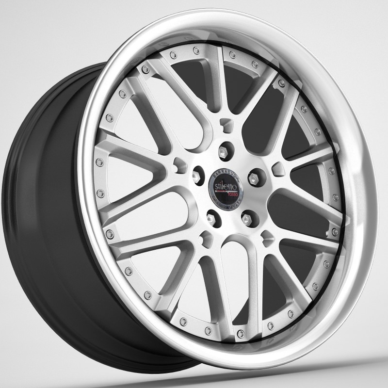 Barracuda wheel rims 3D model | CGTrader