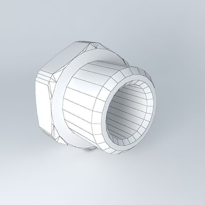 Round Female Male reduction G1 4 G1 8 free 3D model | CGTrader