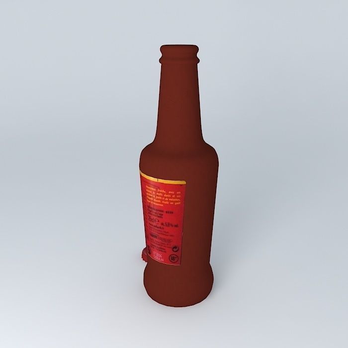Beer bottle free 3D model | CGTrader
