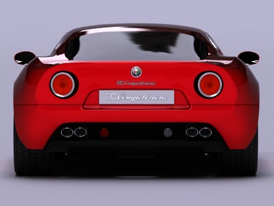 Alfa Romeo 8C 3D model | CGTrader