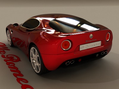 Alfa Romeo 8C 3D model | CGTrader