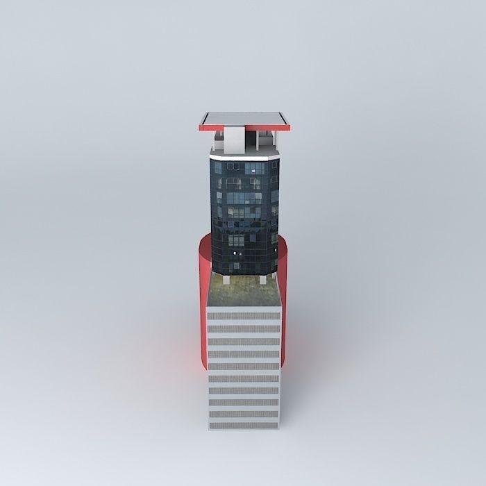 Building Box Center free 3D model | CGTrader