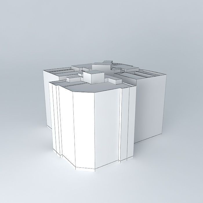 4th Region Federal Regional Court TRF4 Porto Alegre free 3D model ...