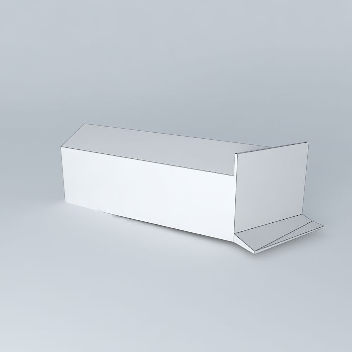 Uncle building with door free 3D model | CGTrader