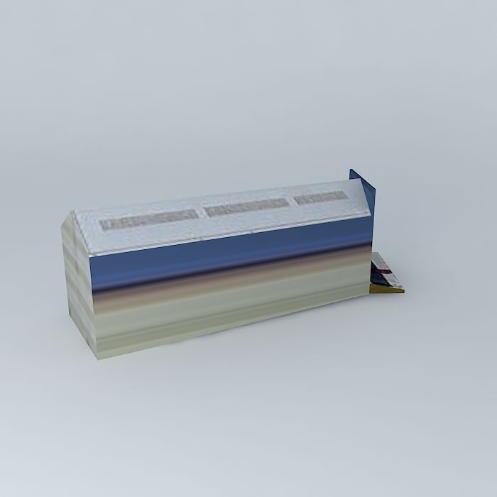 Uncle building with door free 3D model | CGTrader