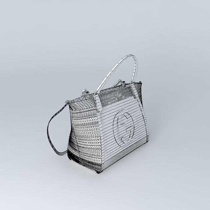 GUCCI Handbag 1 of 5 Colours free 3D model | CGTrader