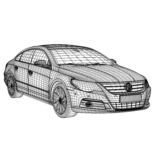 Volkswagen Passat cc 3D model | CGTrader