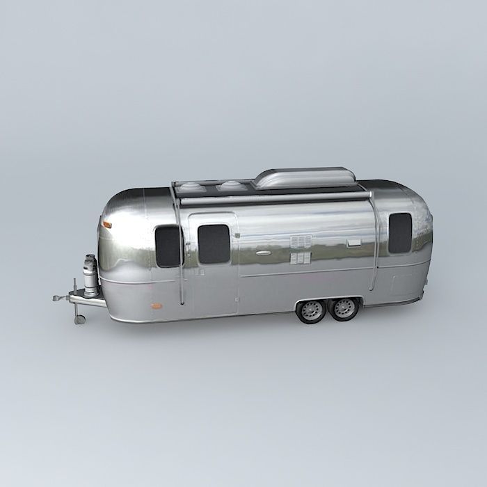 Airstream Caravan Dummy free 3D model | CGTrader