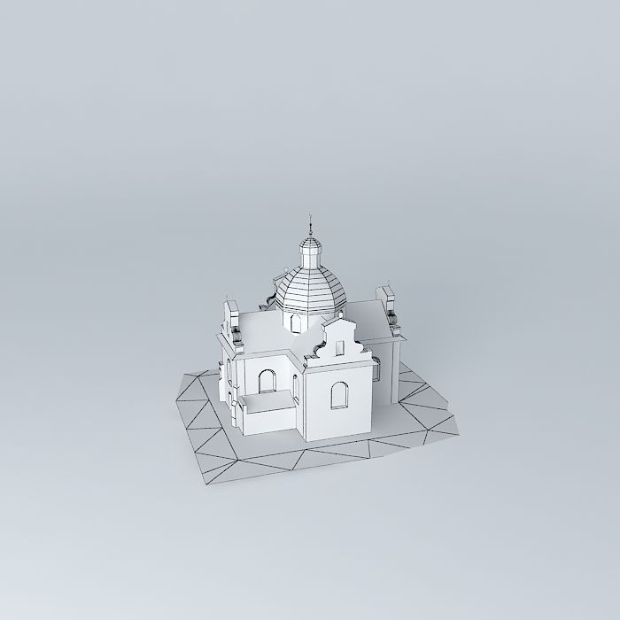 Church of the Holy Cross free 3D model | CGTrader
