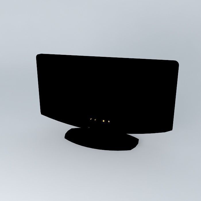 HP computer screen free 3D model | CGTrader