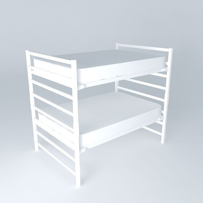 Stacked Bed free 3D model | CGTrader