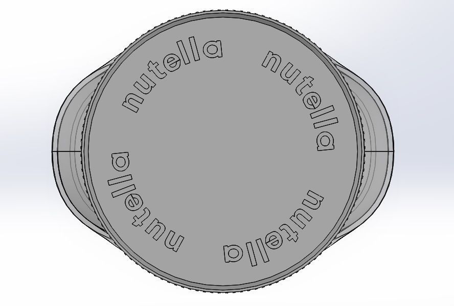 Nutella jar 3D model | CGTrader