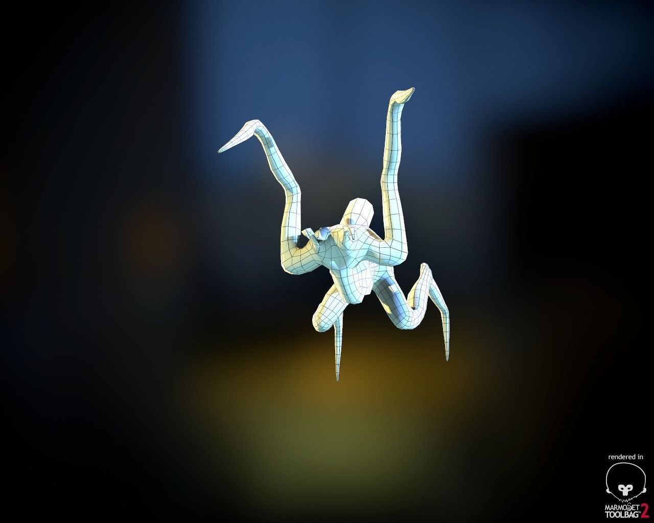 3D model Game Alien Pack 3 Characters LowPoly VR / AR / low-poly | CGTrader