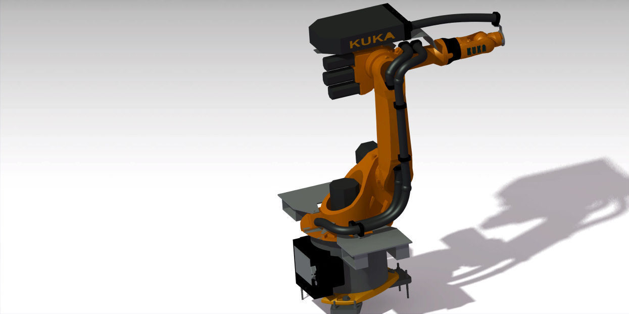 3D model Kuka arm Robot KR6-2 VR / AR / low-poly | CGTrader