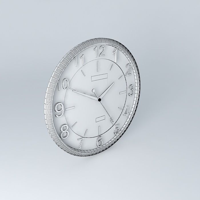 Wall clock free 3D model | CGTrader