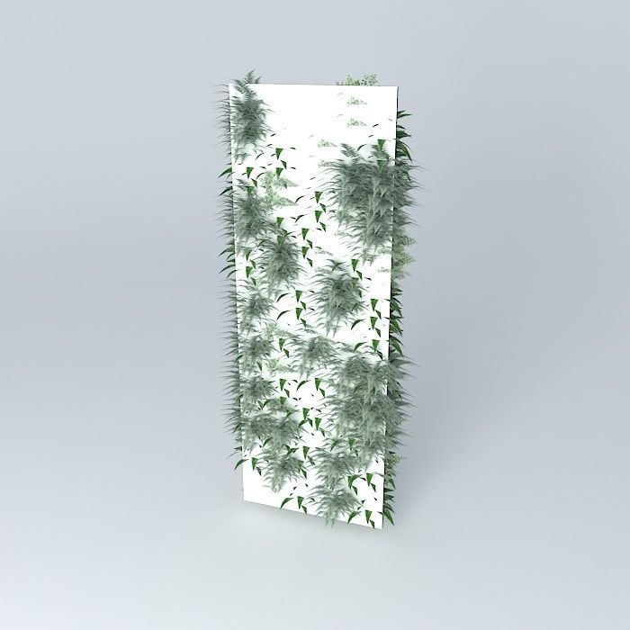 Vertical vegetation Garden free 3D model | CGTrader