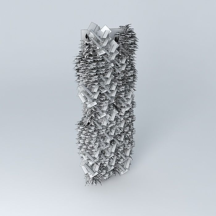 Vertical vegetation Garden free 3D model | CGTrader