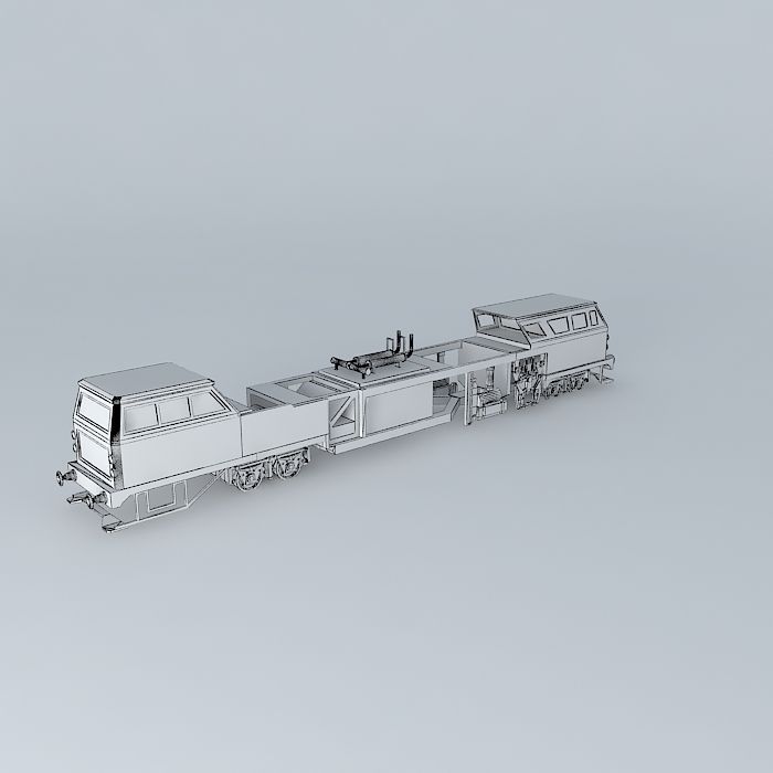 Eco Rail Track TAMPER Dummy free 3D model | CGTrader