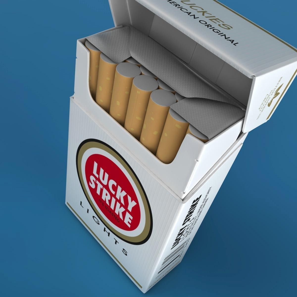 Realistic Cigarettes Pack - RIGGED 3D model | CGTrader