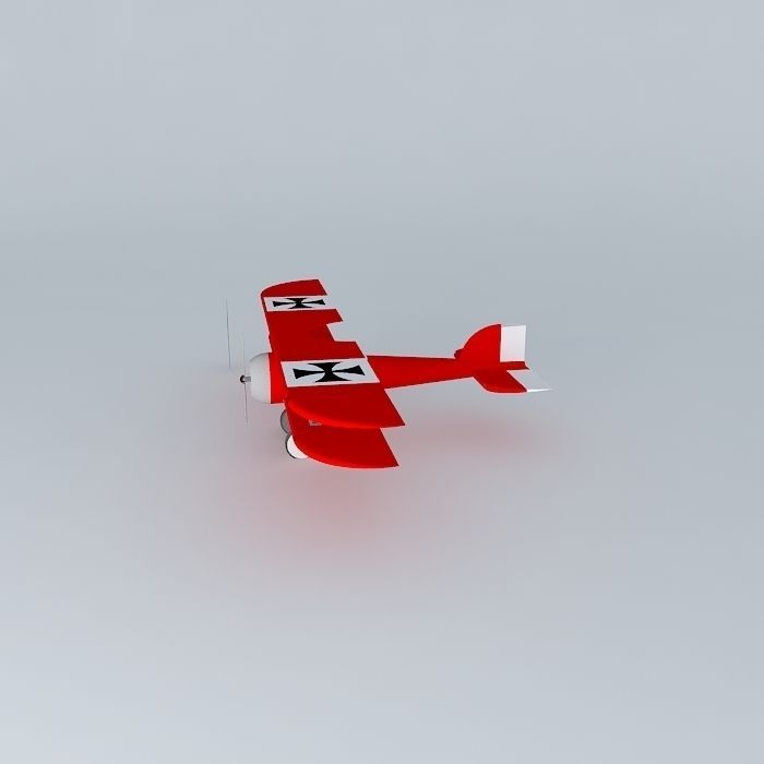 WW1 German biplane free 3D model | CGTrader