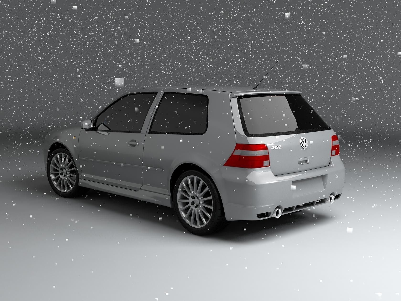 Volkswagen Golf 4 R32 3D model | CGTrader