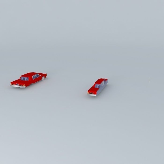 70s pimped car free 3D model | CGTrader